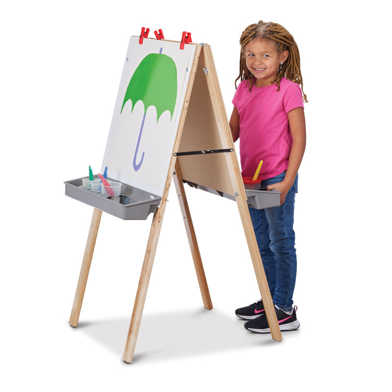 Jonti-Craft® Primary Adjustable Easel | Wayfair